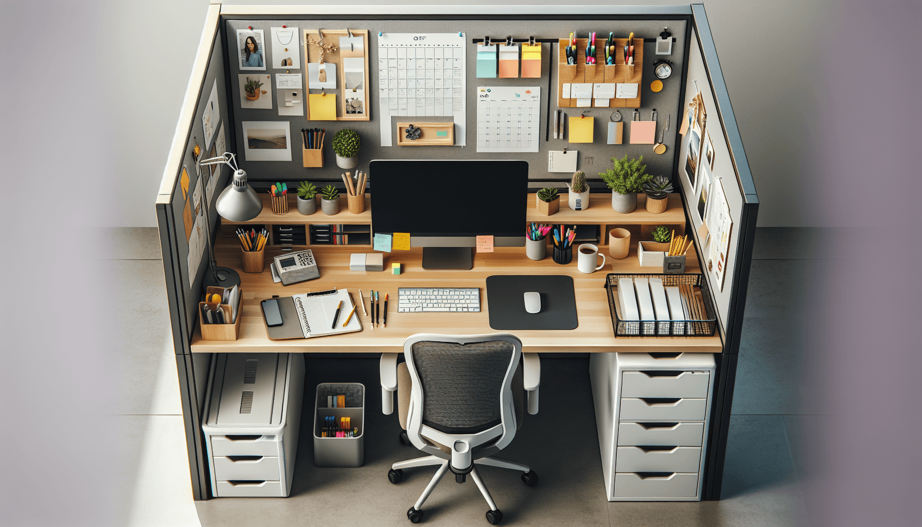 How To Organize Your Desk Office Or Cubicle At Work?