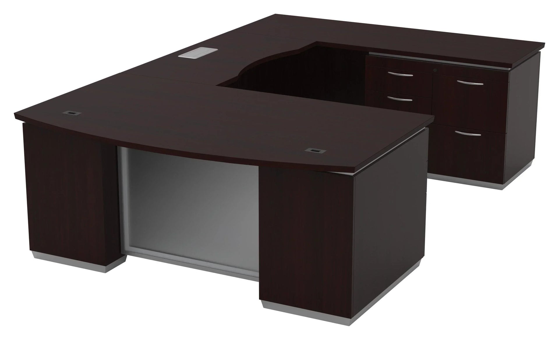 TUX-TYP53 - Tuxedo 'U' Shape Multi File Office Desk by OSP