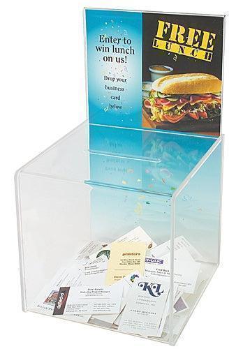 Deflecto Ballot/ Collection Box | Plastic Ballot Coin Box